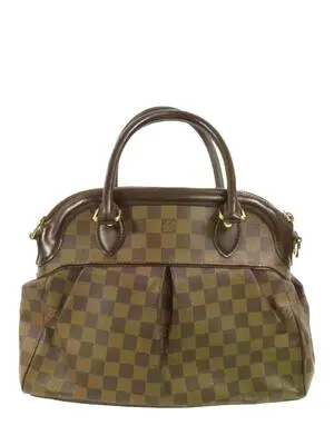 LOUIS VUITTON Trevi Pm Damier Ebène Tote Bag - Brown