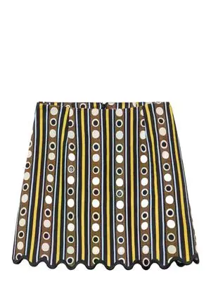 La DoubleJ Baia Mini Skirt In Sanctuary Motif - Black