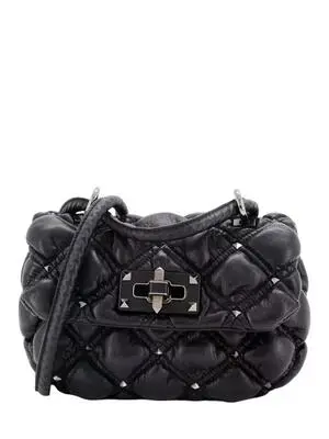 Valentino Garavani Spikeme Flap Bag - Black