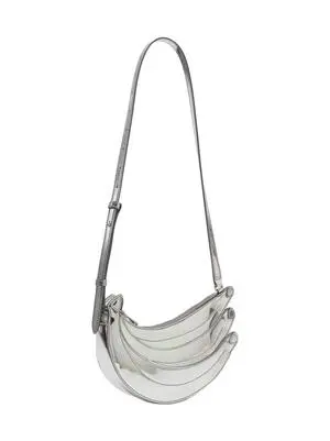 Casablanca Banana Shoulder Bag - Silver