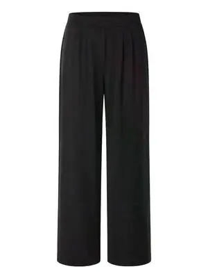 Max Mara Pleated Detail Trousers - Black