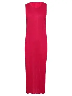Issey Miyake Sleeveless Maxi Dress - Pink