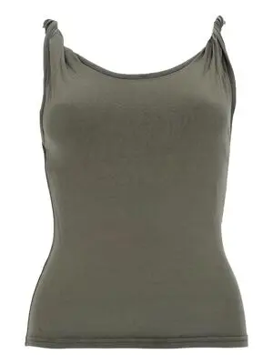 DIESEL® Tank Top With Rolled Straps - Green