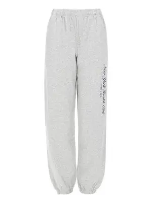 SPORTY & RICH Ny Health Club" Sweatpants - Grey