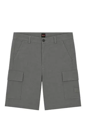 BOSS Sisla" Cargo Shorts - Grey