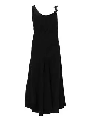 Victoria Beckham Lace Insert Dress - Black