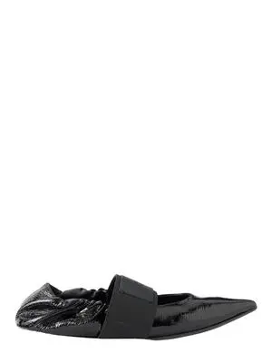 Givenchy Crush Leather Ballet Flats - Black