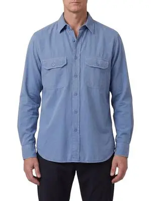 TOM FORD Cotton And Silk Casual Shirt - Blue