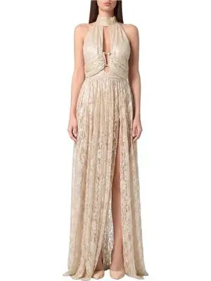 Philipp Plein Lace Maxi Dress - Fuchsia