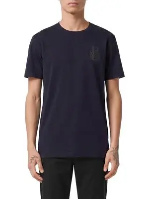 BILLIONAIRE Cotton T-shirt With Logo - Blue