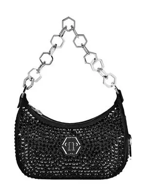 Philipp Plein Embellished Shoulder Bag - Black