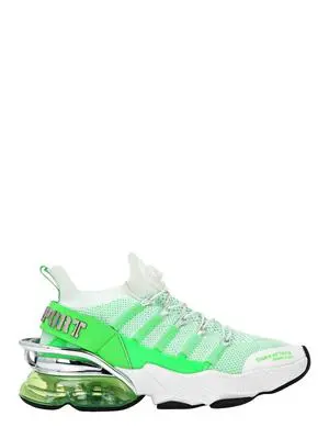 PLEIN SPORT Mesh And Rubber Sneakers - White