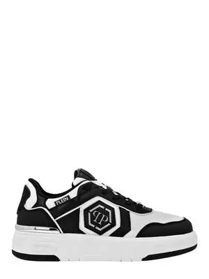 Philipp Plein Philipp Plein Leather And Mesh Sneakers Black