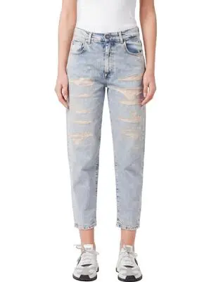 Philipp Plein Distressed Light Wash Jeans - Denim