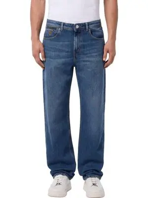 BILLIONAIRE Relaxed Fit Denim Jeans - Turquoise