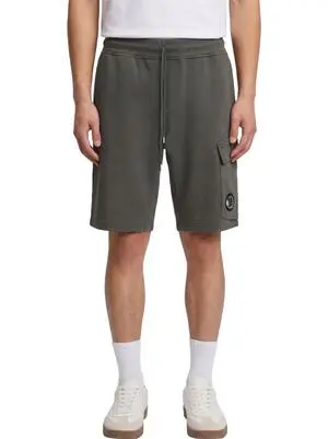 C.P. COMPANY Cotton Cargo Shorts - Charcoal