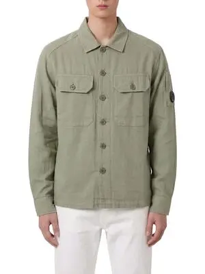 C.P. COMPANY Cotton And Linen Casual Shirt - Grey