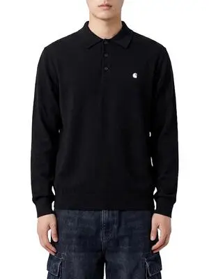 Carhartt Work In Progress Cotton Polo Shirt - Black