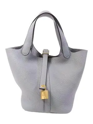 Hermès Picotin Lock Pm Shoulder Bag - Grey