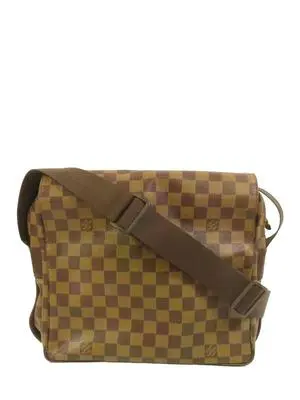 LOUIS VUITTON Naviglio Damier Ebène Shoulder Bag - Brown