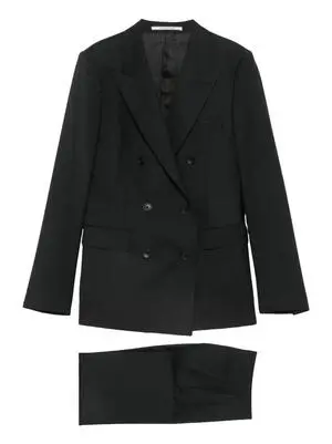 Tagliatore Double-breasted Suit - Black