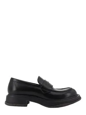 Gucci Tonal Logo Loafers - Black