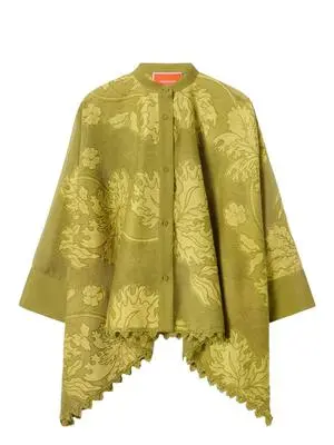 La DoubleJ Lace Foulard Shirt - Green