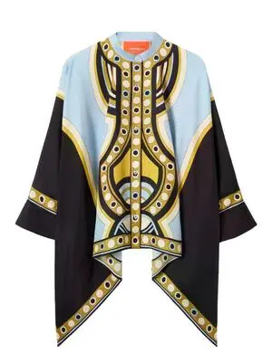 La DoubleJ Sanctuary Silk Twill Shirt - Black