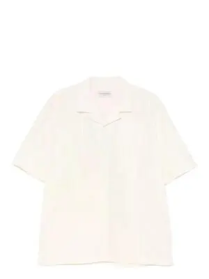 Officine Générale Seersucker Short-sleeve Shirt - Neutrals