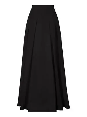 TEMPERLEY LONDON Elodie Pleated Maxi Skirt - Black