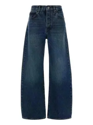 FRAME The Bow Wide-leg Jeans - Blue