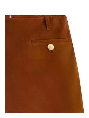 Tommy Hilfiger A-line Mini Skirt With Button Detail - Brown