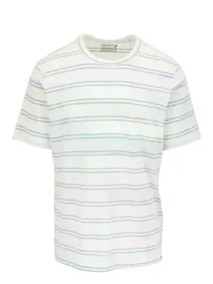Faherty Brand Striped Short-sleeve T-shirt - Neutrals