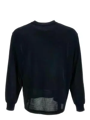 KAPTAIN SUNSHINE Long Sleeve Ribbed Sweater - Blue