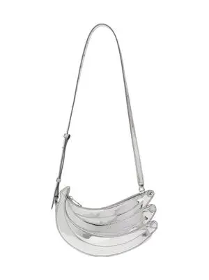 Casablanca Banana Shoulder Bag - Silver