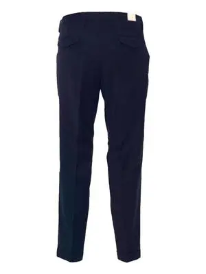 BRIGLIA 1949 Borgonuovos Turn-up Trousers - Blue