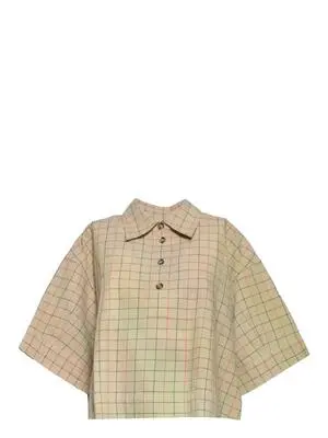Barbour Hollington Check-pattern Short-sleeve Shirt - Neutrals