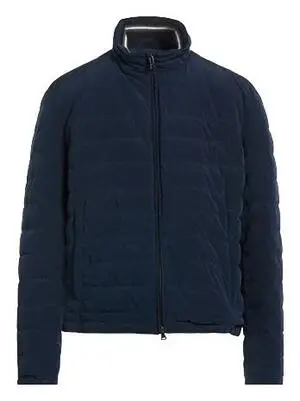 Paul & Shark Puffer Jacket With Goose Down Interior - Navy