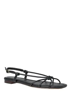 LOEFFLER RANDALL Strappy Flat Sandals - Black