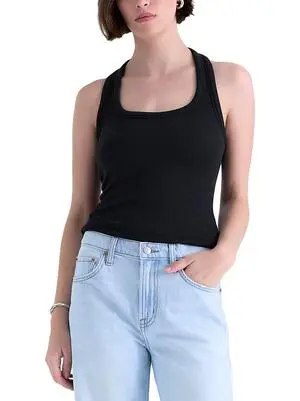 PISTOLA Nattie Halter Tank Top - Black