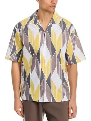 Hugo Espino Oversized Fit Button Down Shirt - Open Misc