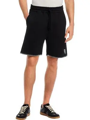 Hugo Daronso 7" Shorts With Contrast Stitching - Black