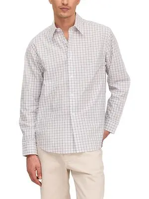 Nn07 Quinsy Shirt - Blue Check