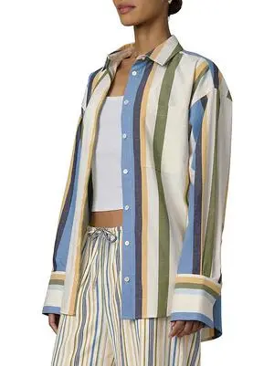 JOE'SJEANS Joe's Jeans Striped Button-Up Shirt