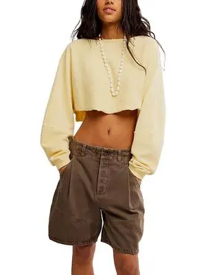 Free People To The East Sweatshirt - Double Butter