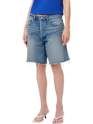 AGOLDE Indra Hip-slung Baggy Denim Shorts - Journal