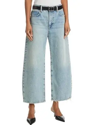 FRAME Frame The Bow High Rise Crop Jeans Coastal