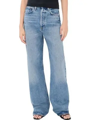 AGOLDE Vintage Loose Fit Jeans With Button Fly - Outbreak