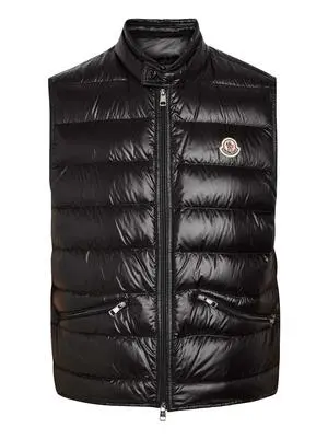 Moncler Padded Nylon Gilet - Black
