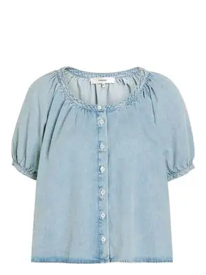 FRAME Resort Denim Shirt - Light Blue